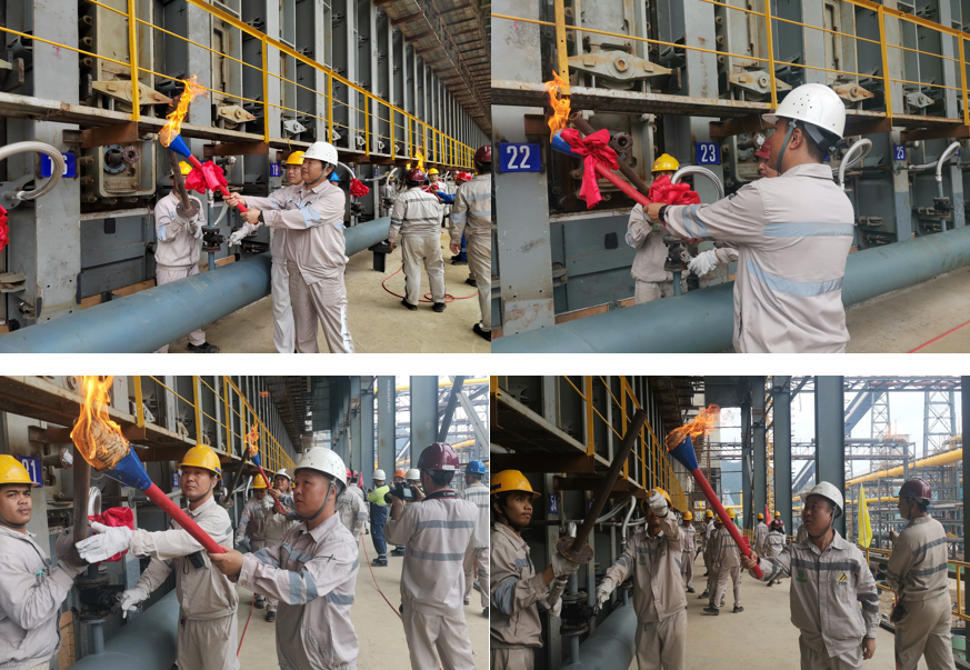 旭阳集团印尼苏拉威西园区年产480万吨焦化项目第二座焦炉烘炉点火 - 中国旭阳集团